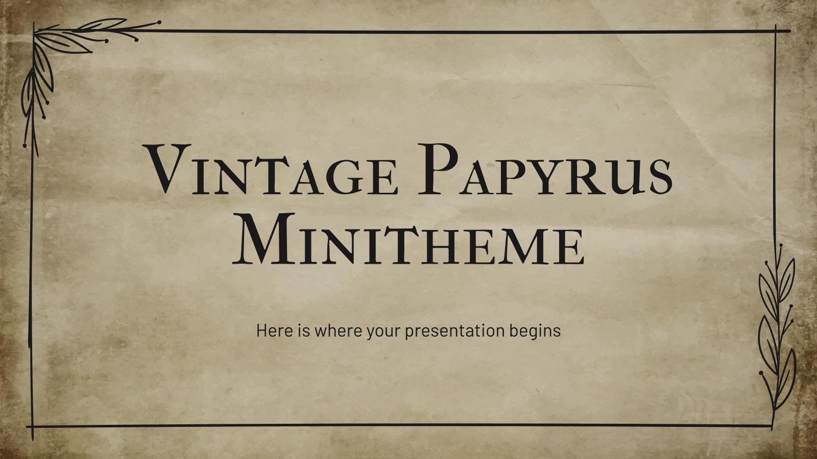 Free Vintage Google Slides themes and PowerPoint templates