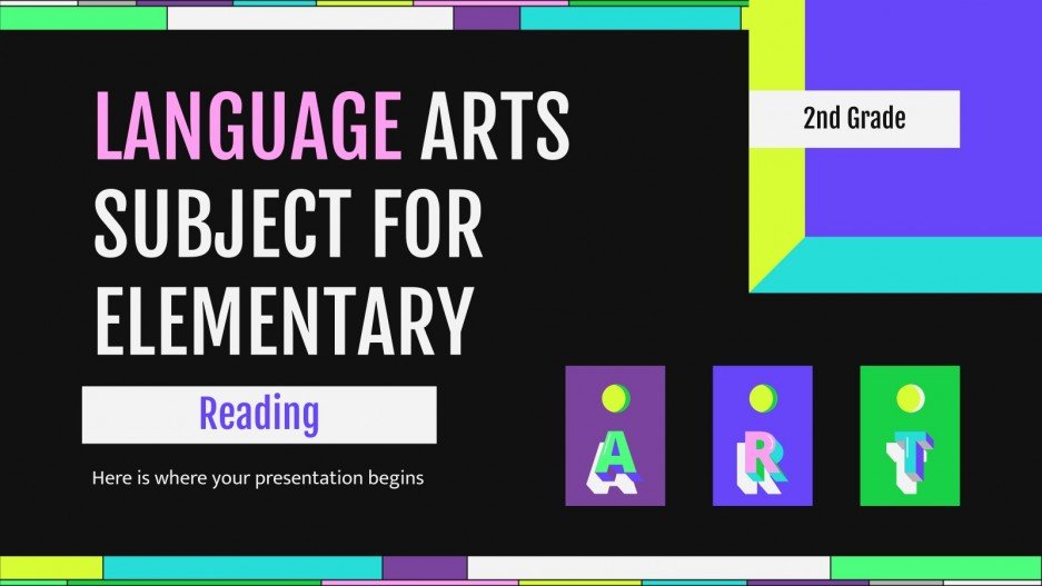 Language Arts for Elementary: Reading | Google Slides & PPT