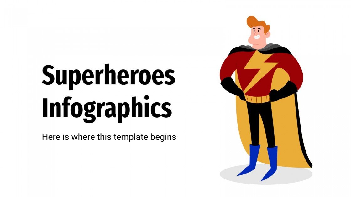 Superheroes Infographics | Google Slides & PowerPoint template