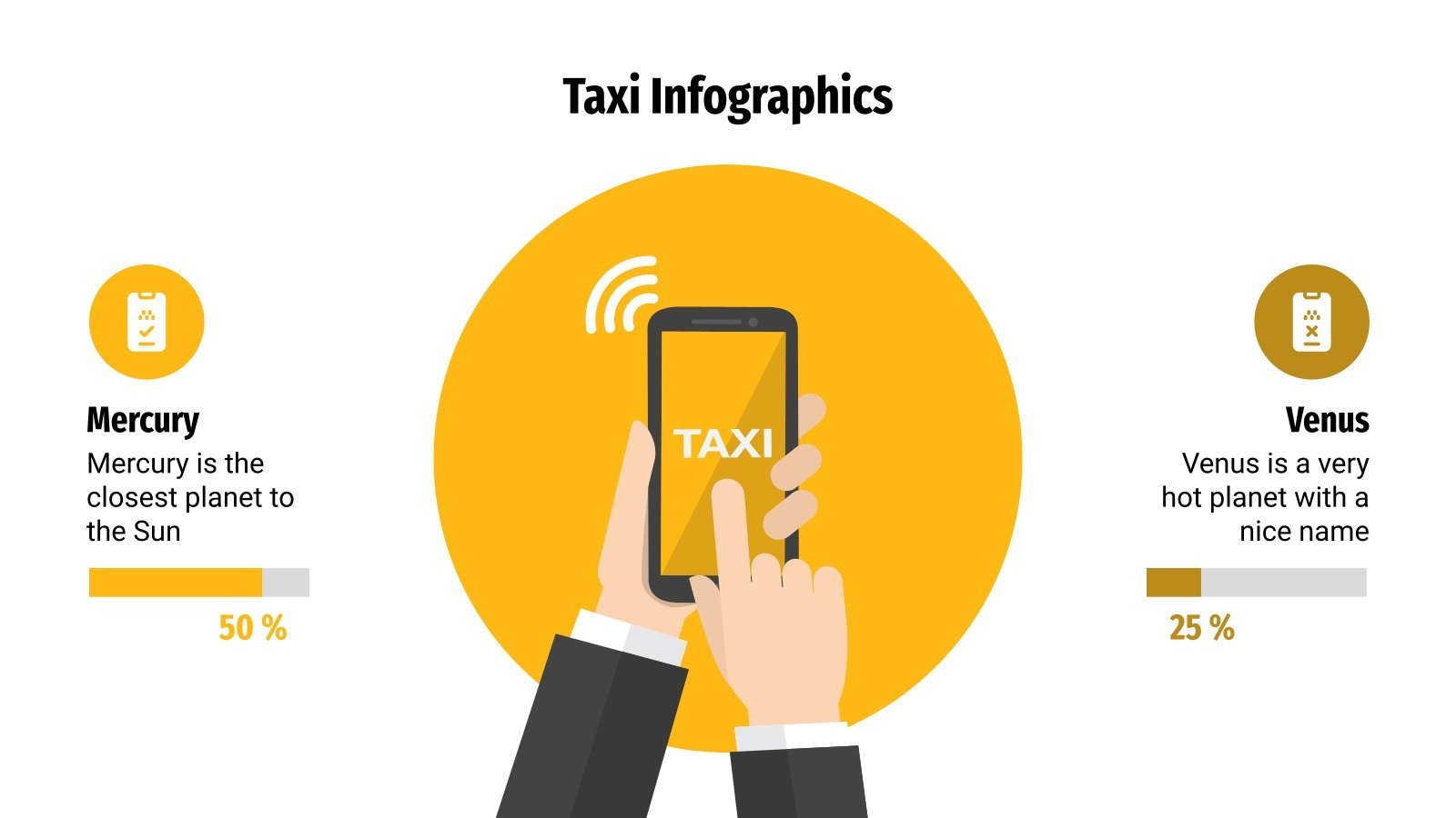 Taxi Infographics | Google Slides & PowerPoint