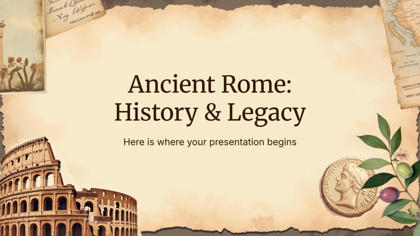 Free Google Slides & PowerPoint Templates about Rome