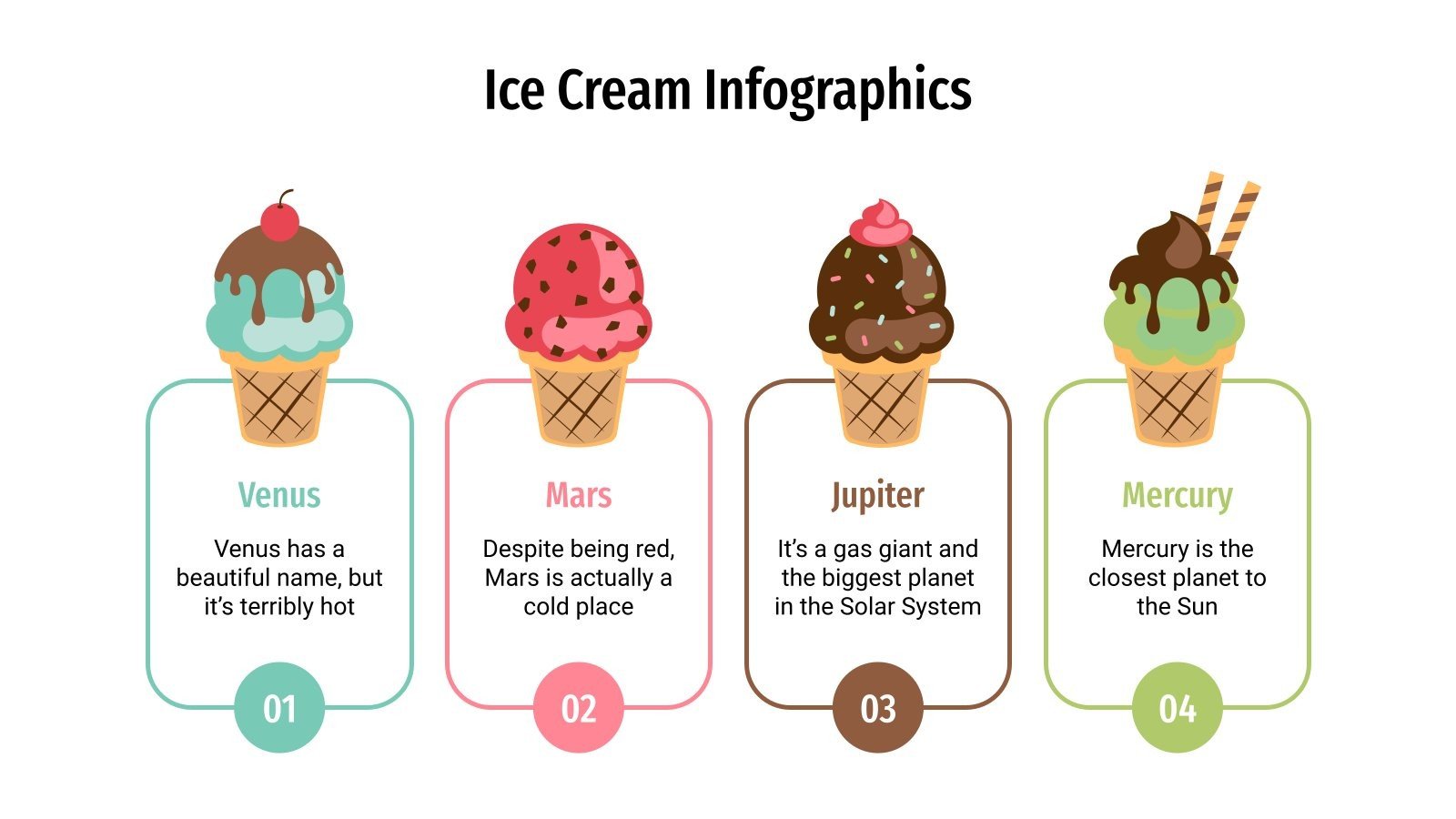 Icecream Infographics | Google Slides & PowerPoint Theme
