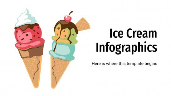 Free Google Slides & PowerPoint templates full of ice cream