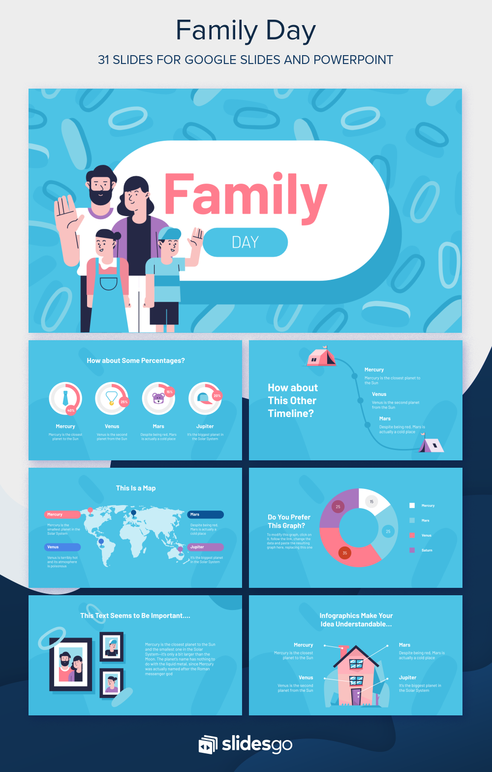 Family Day Google Slides Theme and PowerPoint Template
