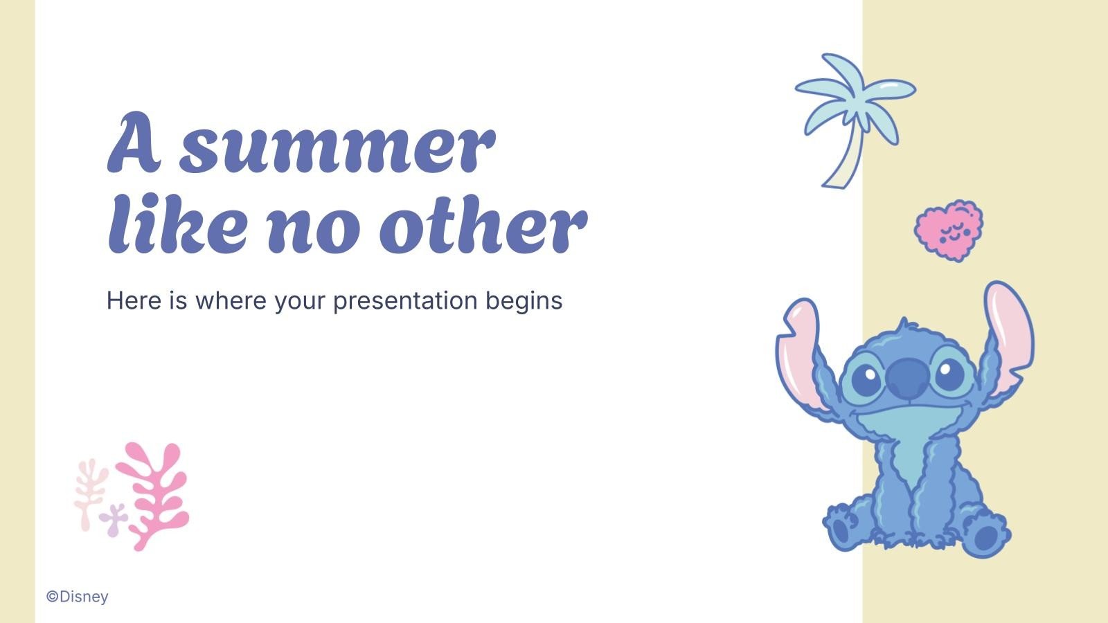 Stitch Summer Vibes Presentation