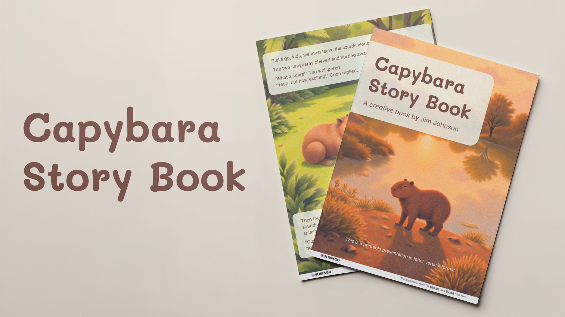 Capybara Story Book Presentation