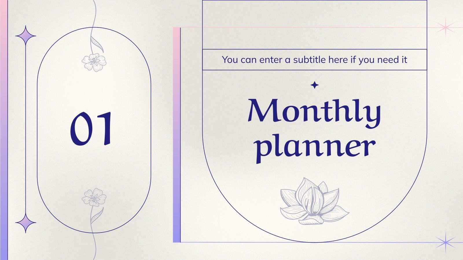 Monthly Calendar 2025 | Google Slides & PowerPoint