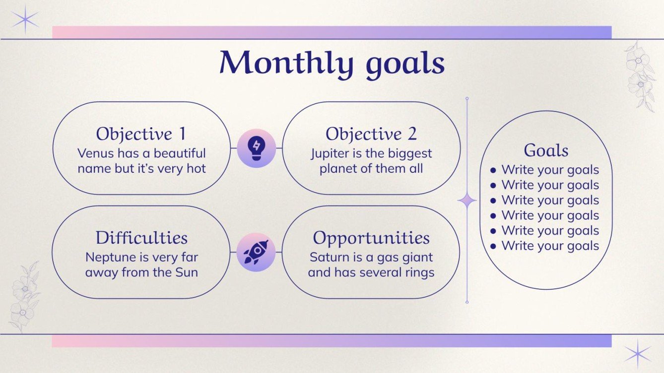 Monthly Calendar 2025 | Google Slides & PowerPoint