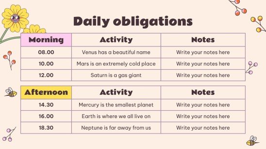 March Daily Calendar 2026 | Google Slides & PowerPoint