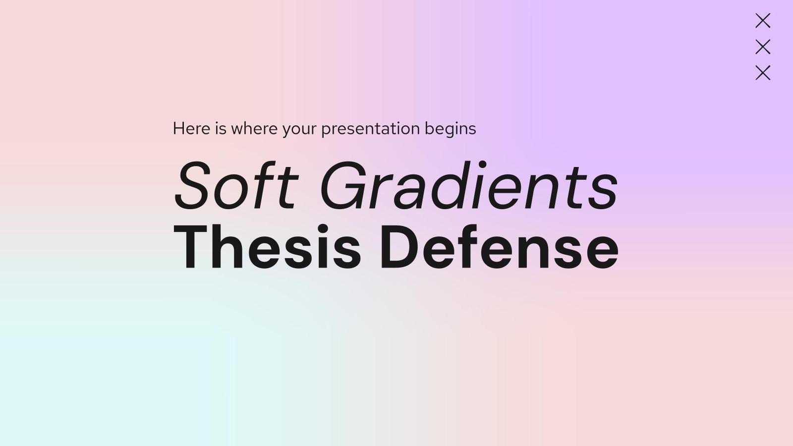Soft Gradients Thesis Defense Presentation