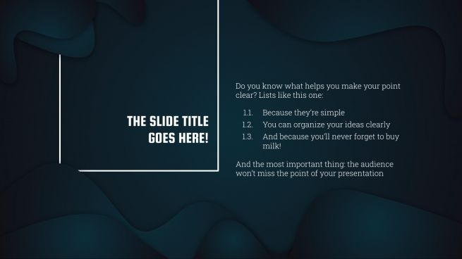 Startup Inspiration Black Google Slides and PowerPoint Template