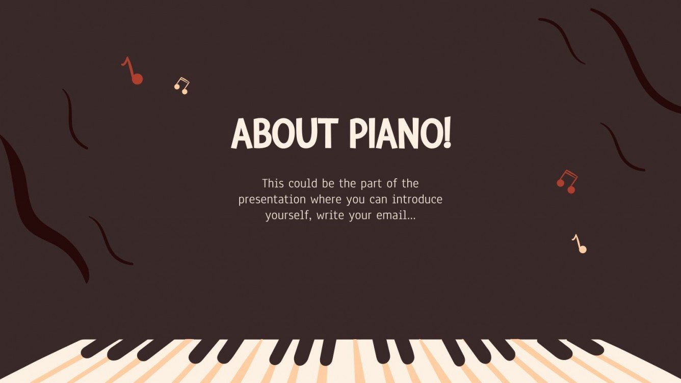 Happy Piano Day! Google Slides theme & PowerPoint template