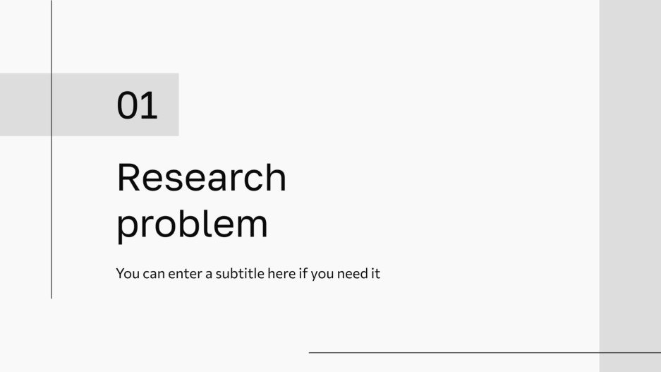 Formulating a Research Problem for University Students