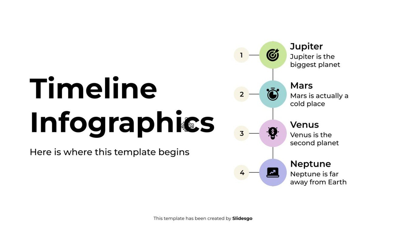 Timeline Infographics Template