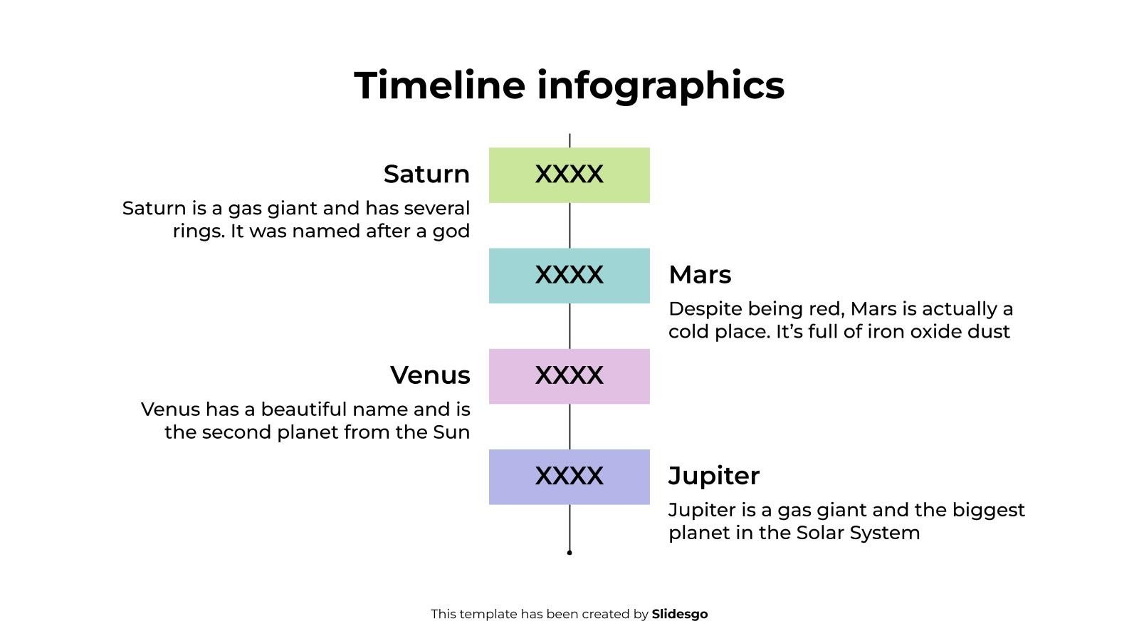 Timeline Infographics Template