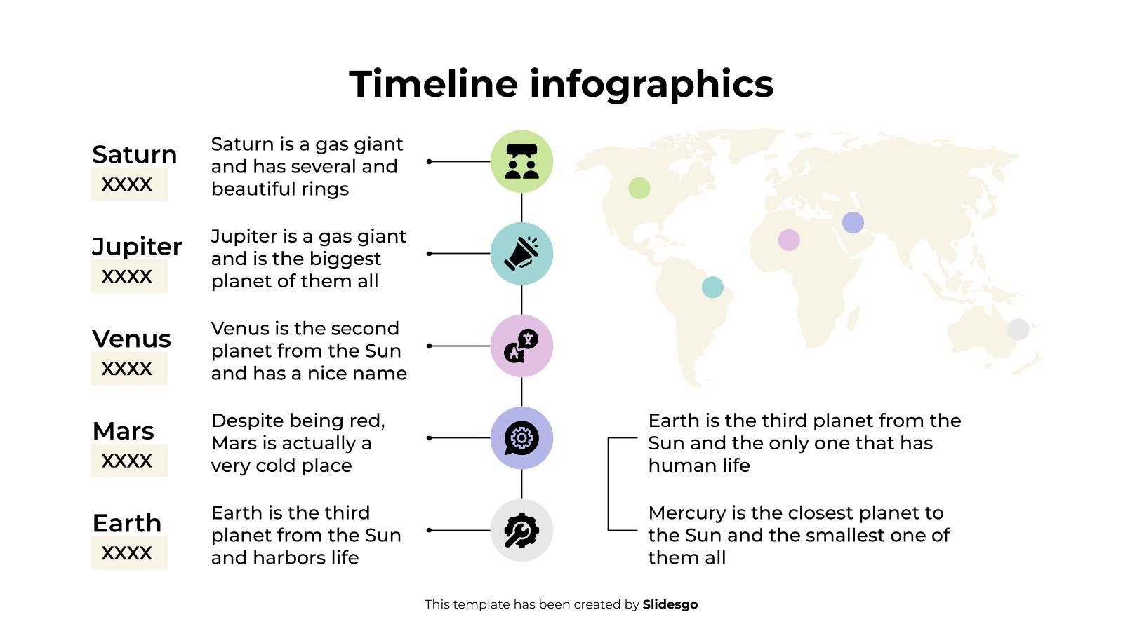 Timeline Infographics Template