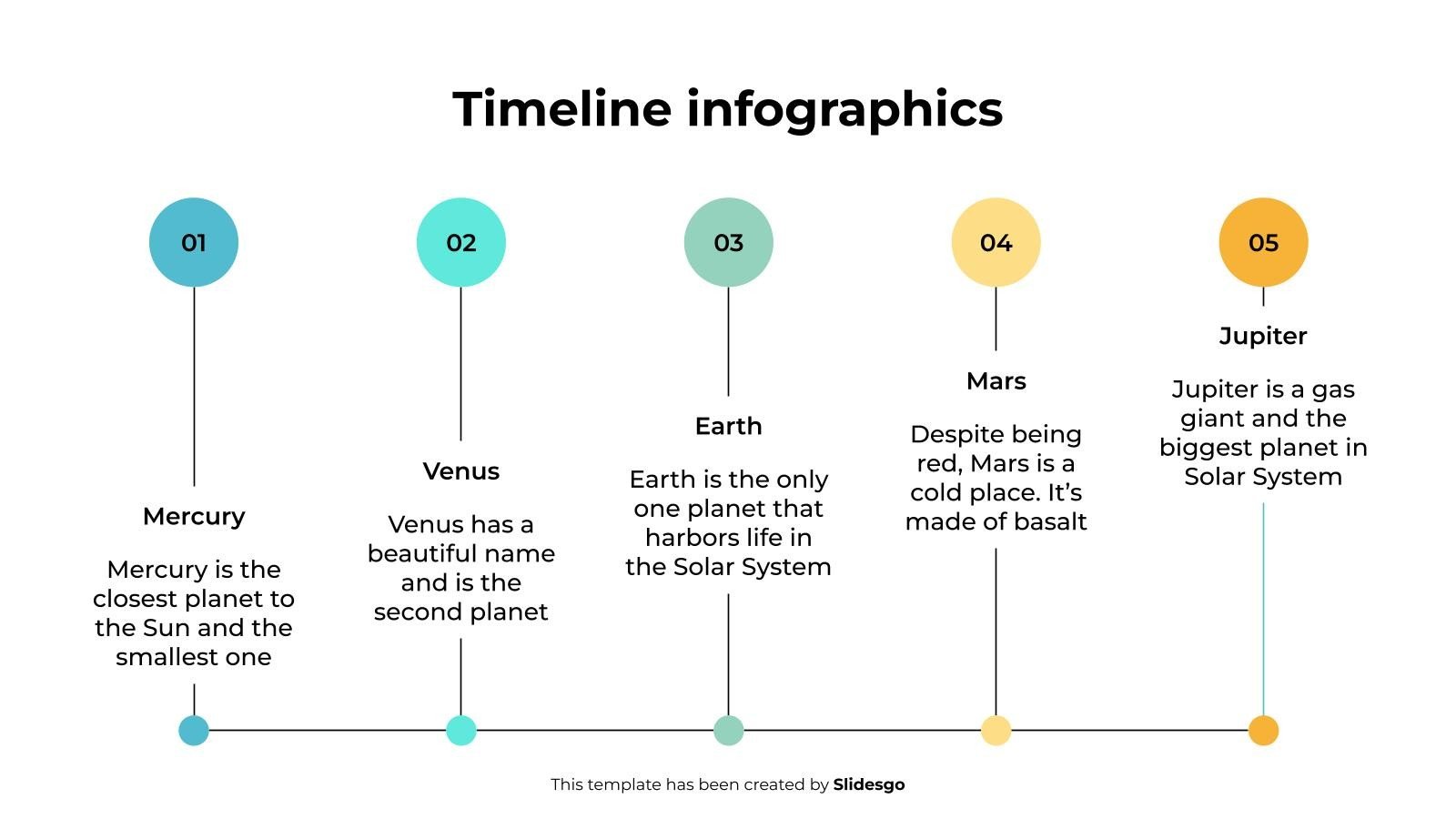 Timeline Infographics Template