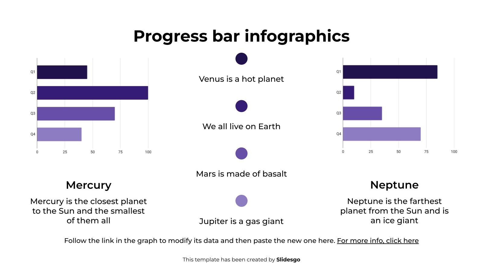 Progress Bar Infographics Template