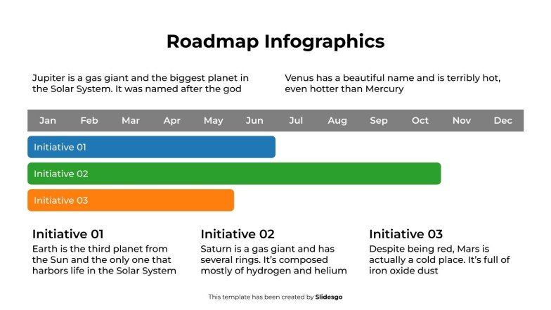 Roadmap Infographics Template