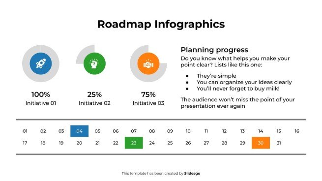 Roadmap Infographics Template