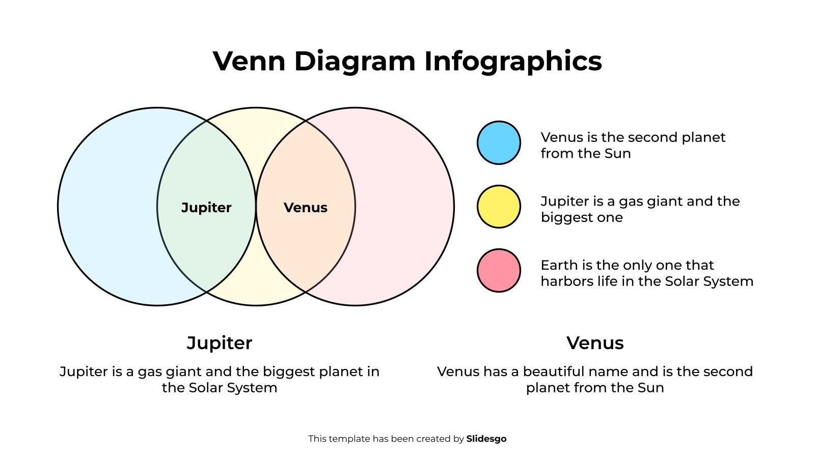 Venn Diagram Infographics Template