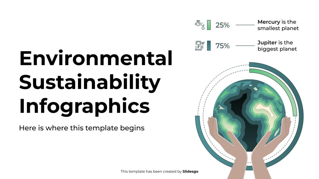 Environmental Sustainability Infographics Template