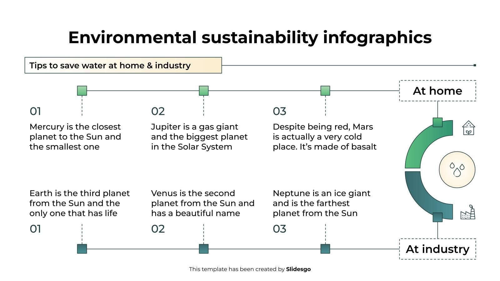 Environmental Sustainability Infographics Template