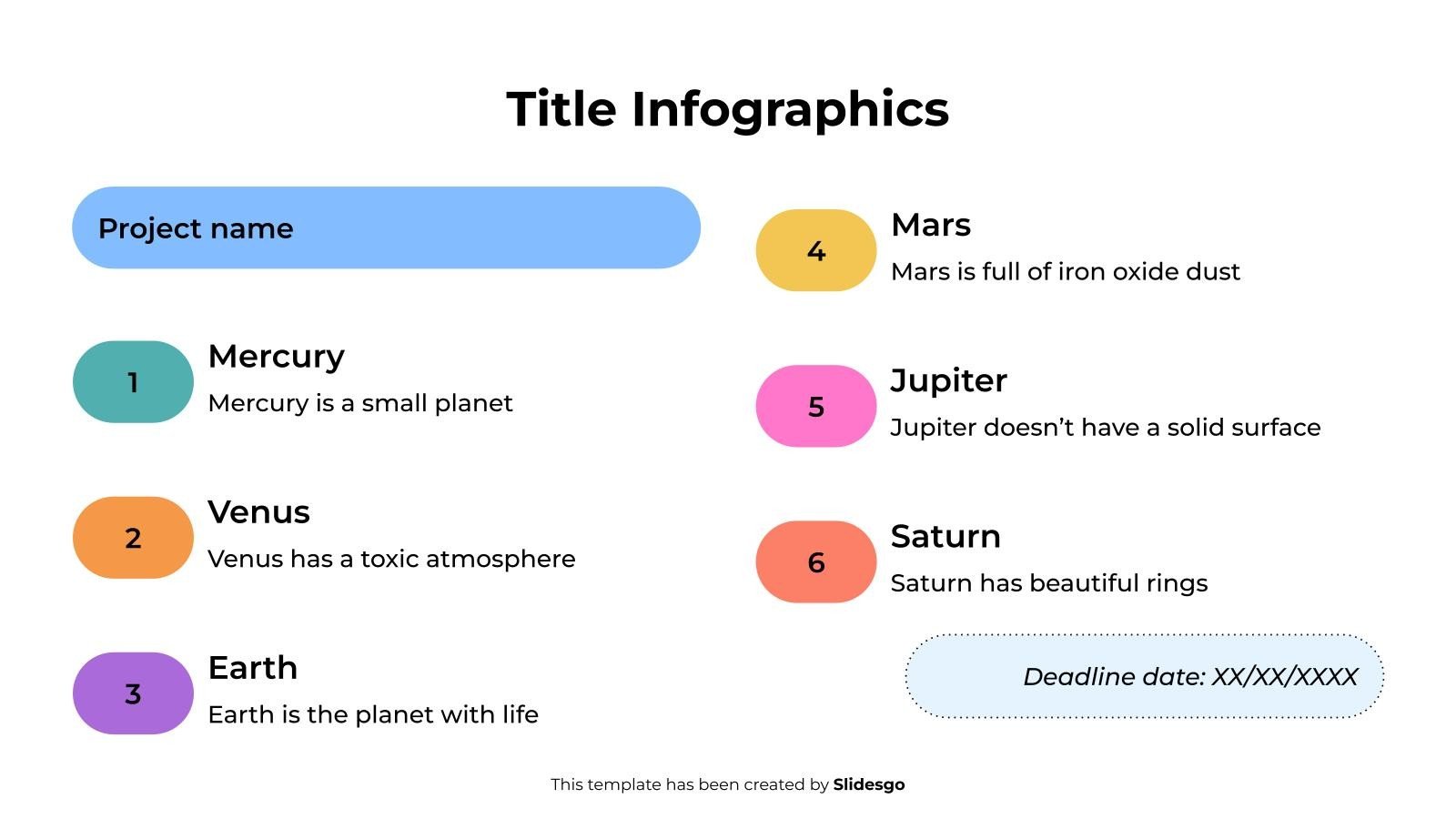 Process Infographics Template