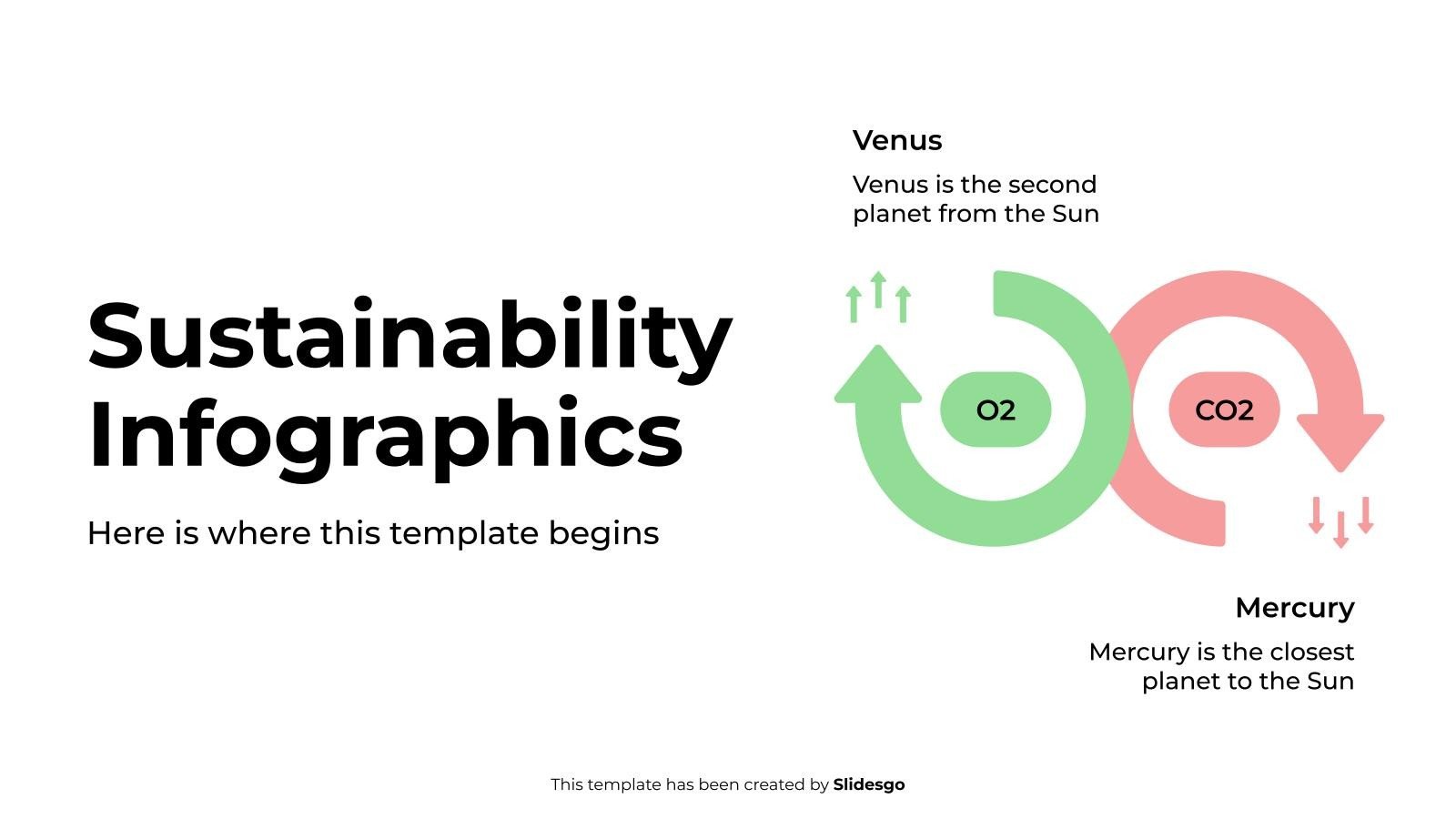 Sustainability Infographics Template