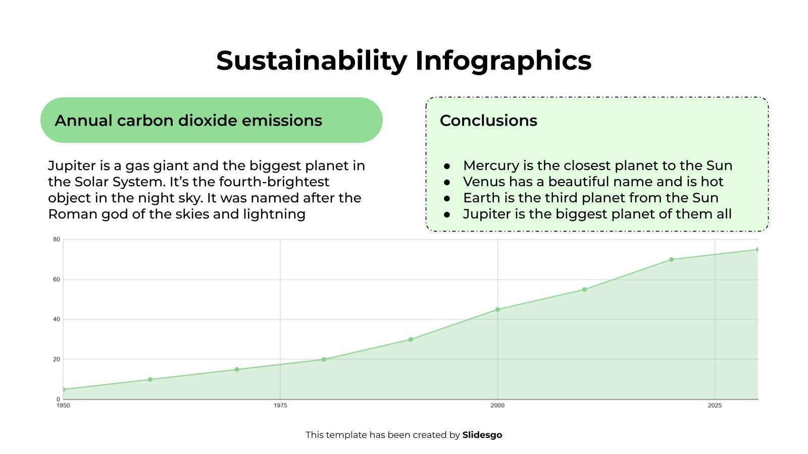 Sustainability Infographics Template