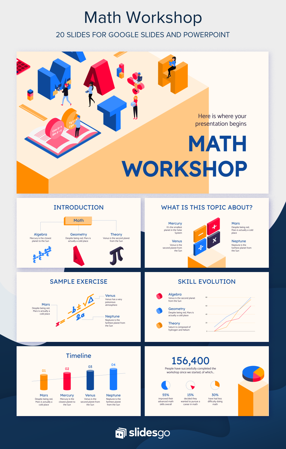 Page 3 | Math Workshop Google Slides Theme and PowerPoint Template