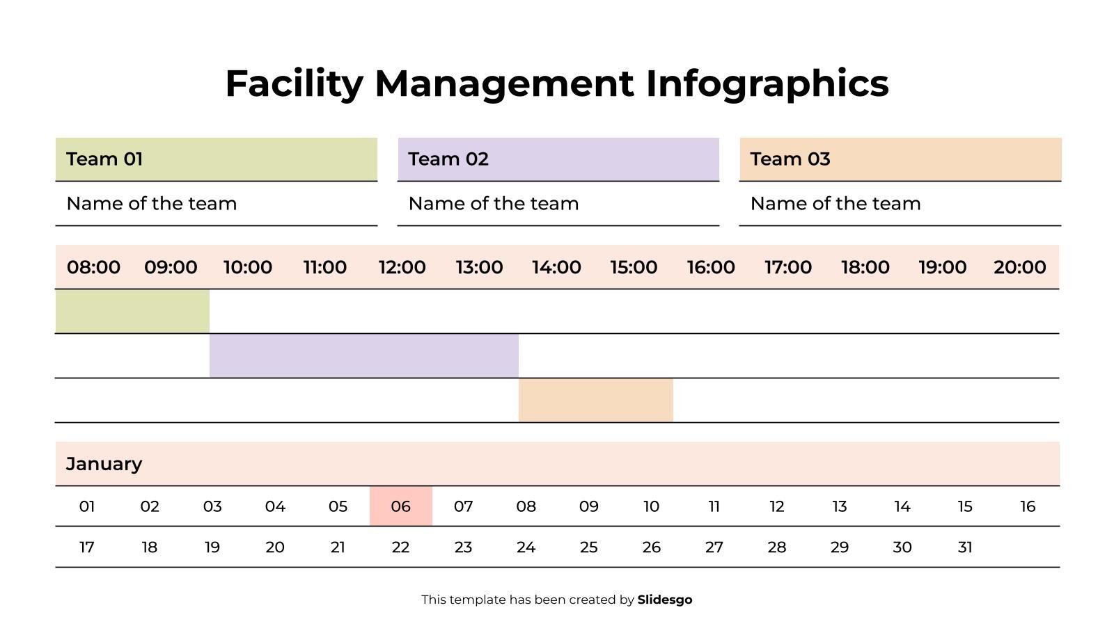 Facility Management Infographics Template