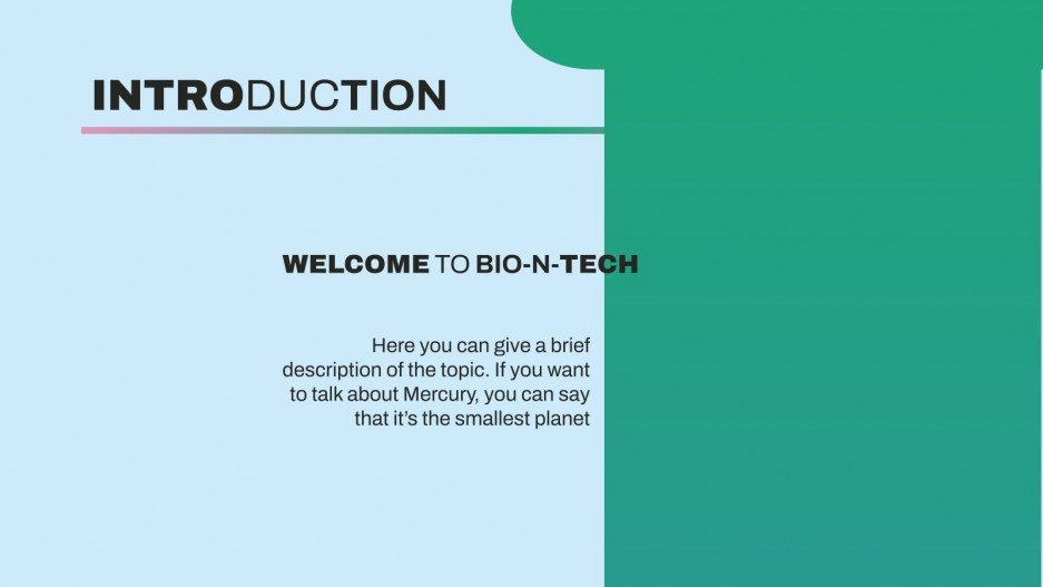 Biotechnology Company Profile | Google Slides & PPT template