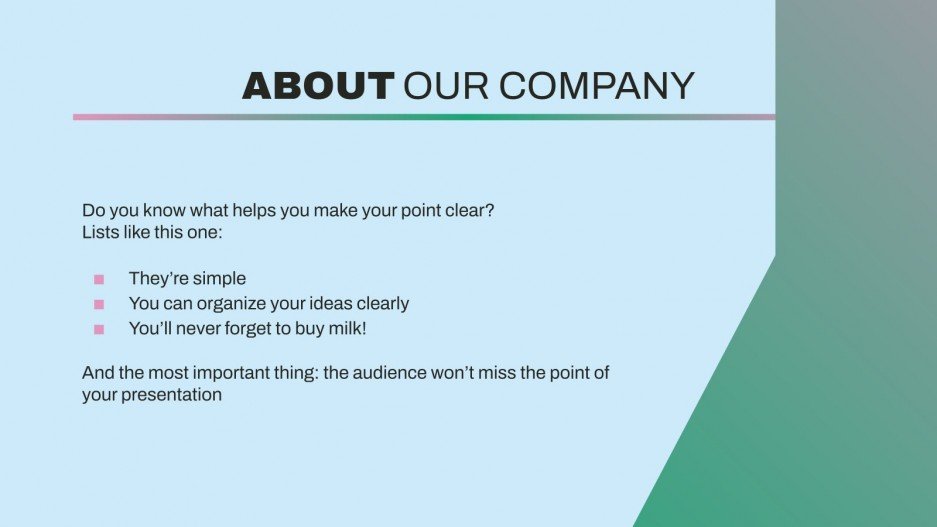 Biotechnology Company Profile | Google Slides & PPT template