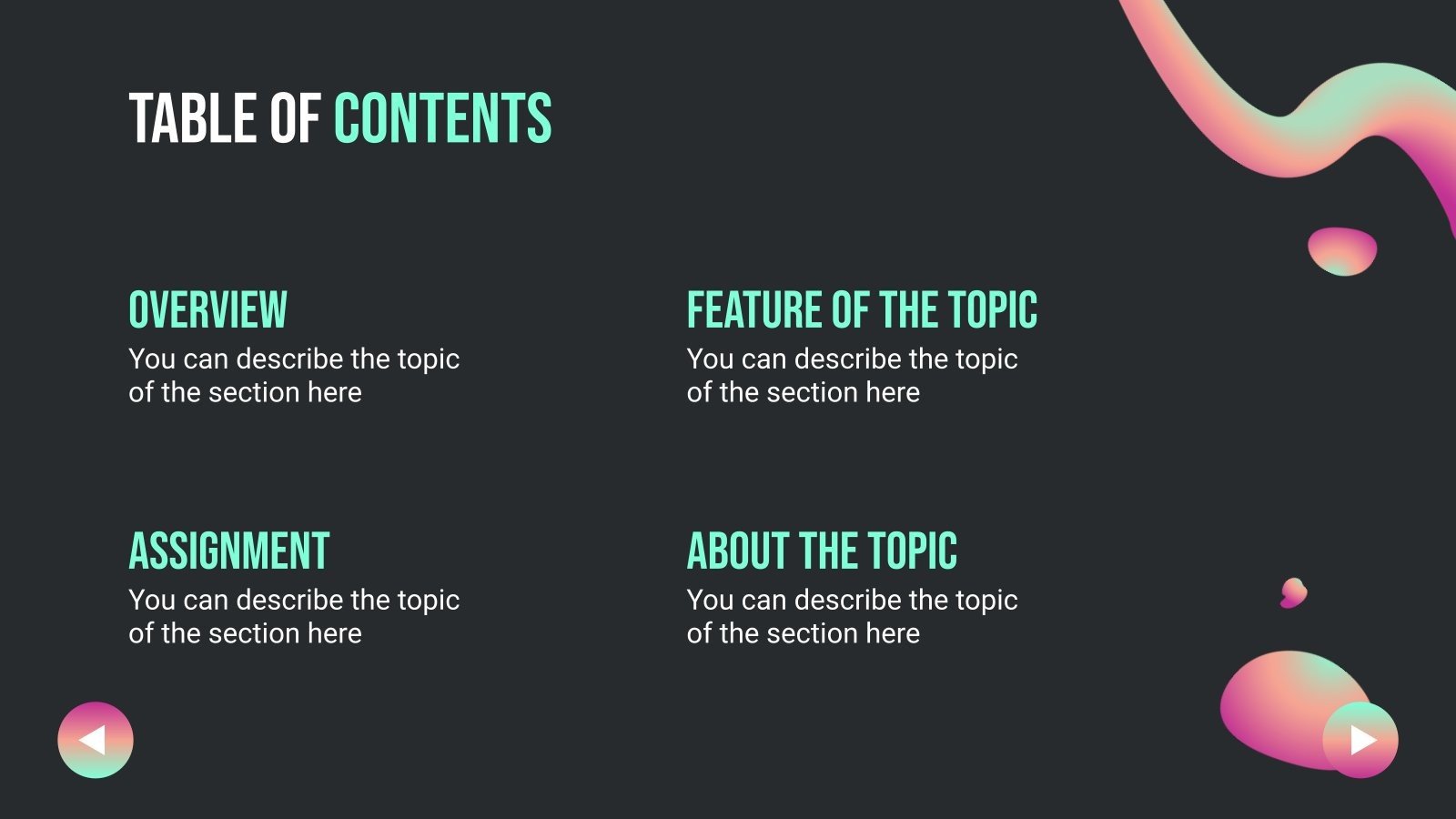 First Semester Lesson Plan Google Slides & PowerPoint template