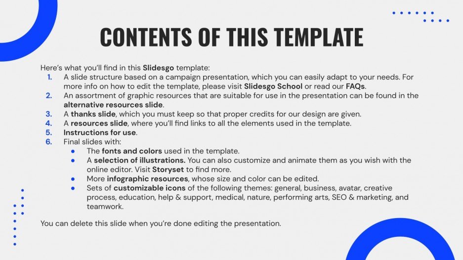 Campaign Planning Tools | Google Slides & PowerPoint Thema