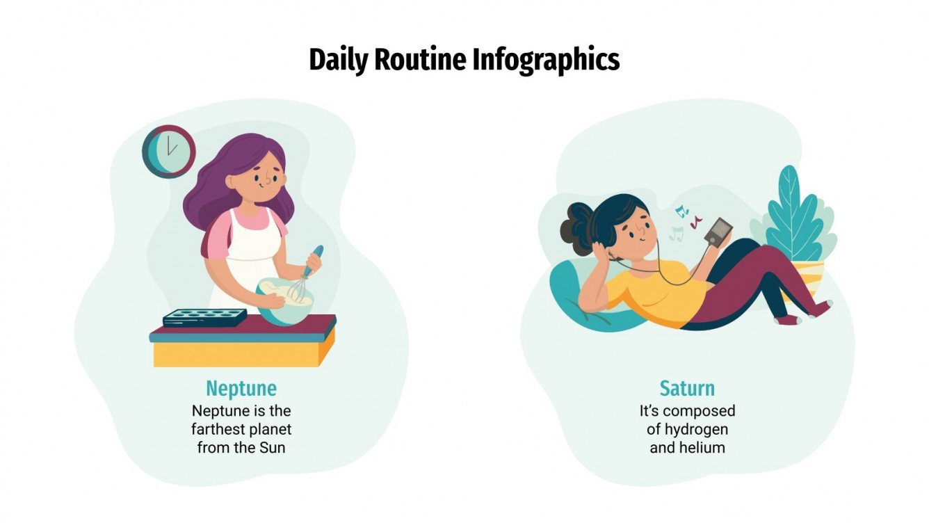 Infografías para la rutina diaria | Google Slides y PowerPoint