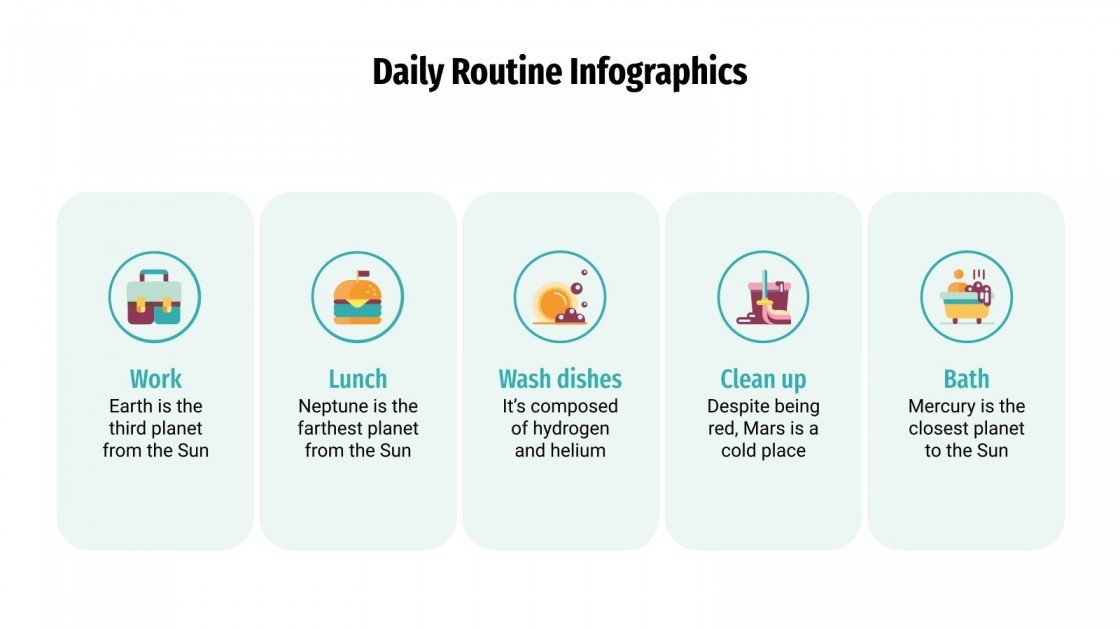 Daily Routine Infographics | Google Slides & PowerPoint
