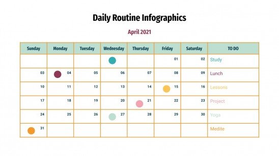 Daily Routine Infographics | Google Slides & PowerPoint