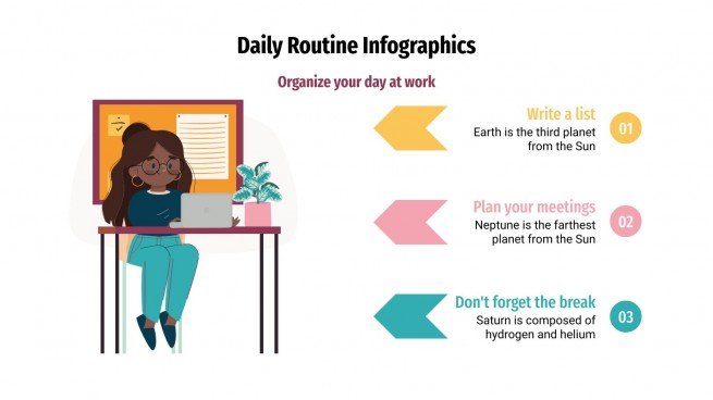 Daily Routine Infographics | Google Slides & PowerPoint