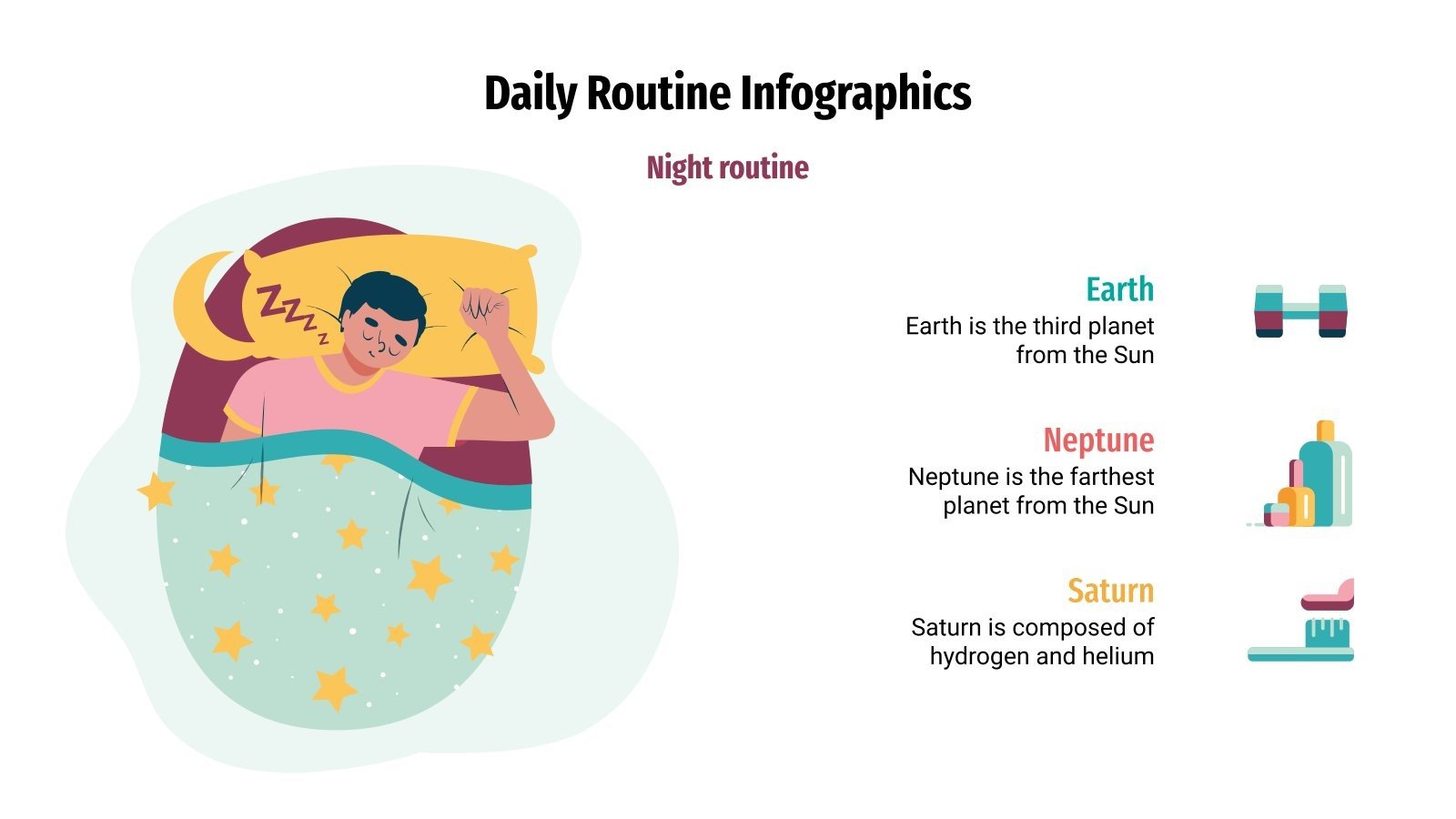 Daily Routine Infographics | Google Slides & PowerPoint