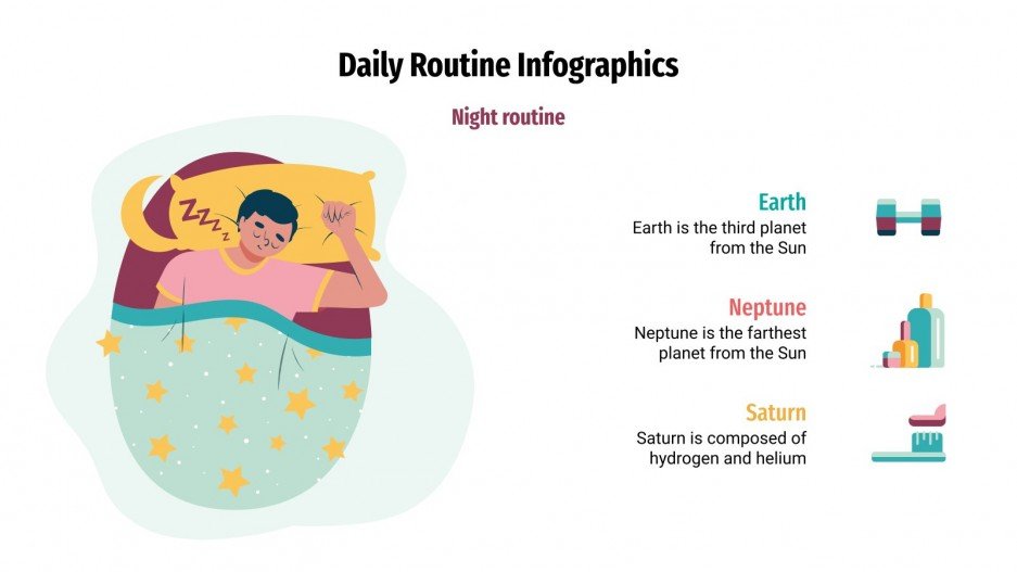 Daily Routine Infographics | Google Slides & PowerPoint