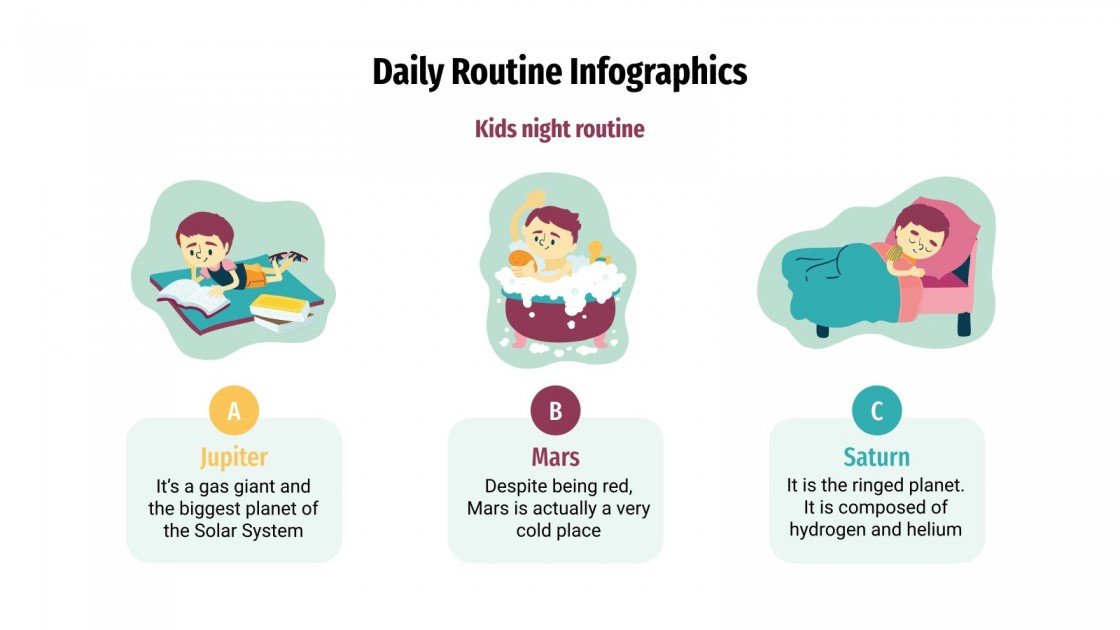 Daily Routine Infographics | Google Slides & PowerPoint