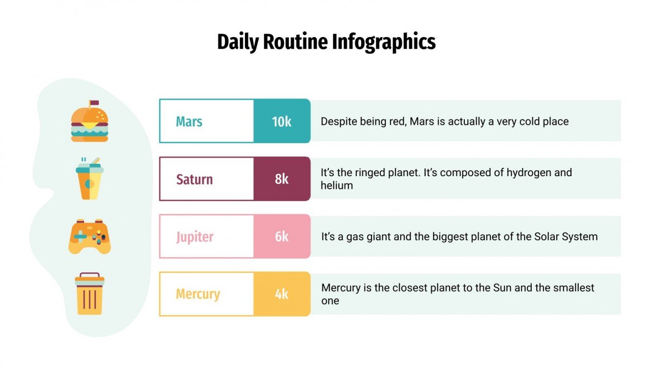 Daily Routine Infographics | Google Slides & PowerPoint