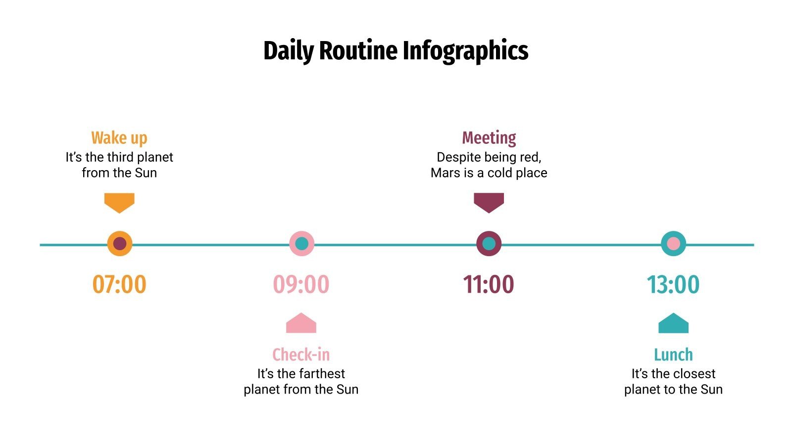 Daily Routine Infographics | Google Slides & PowerPoint