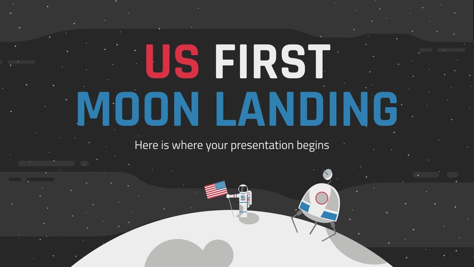 Free themes about the Moon for Google Slides & PowerPoint