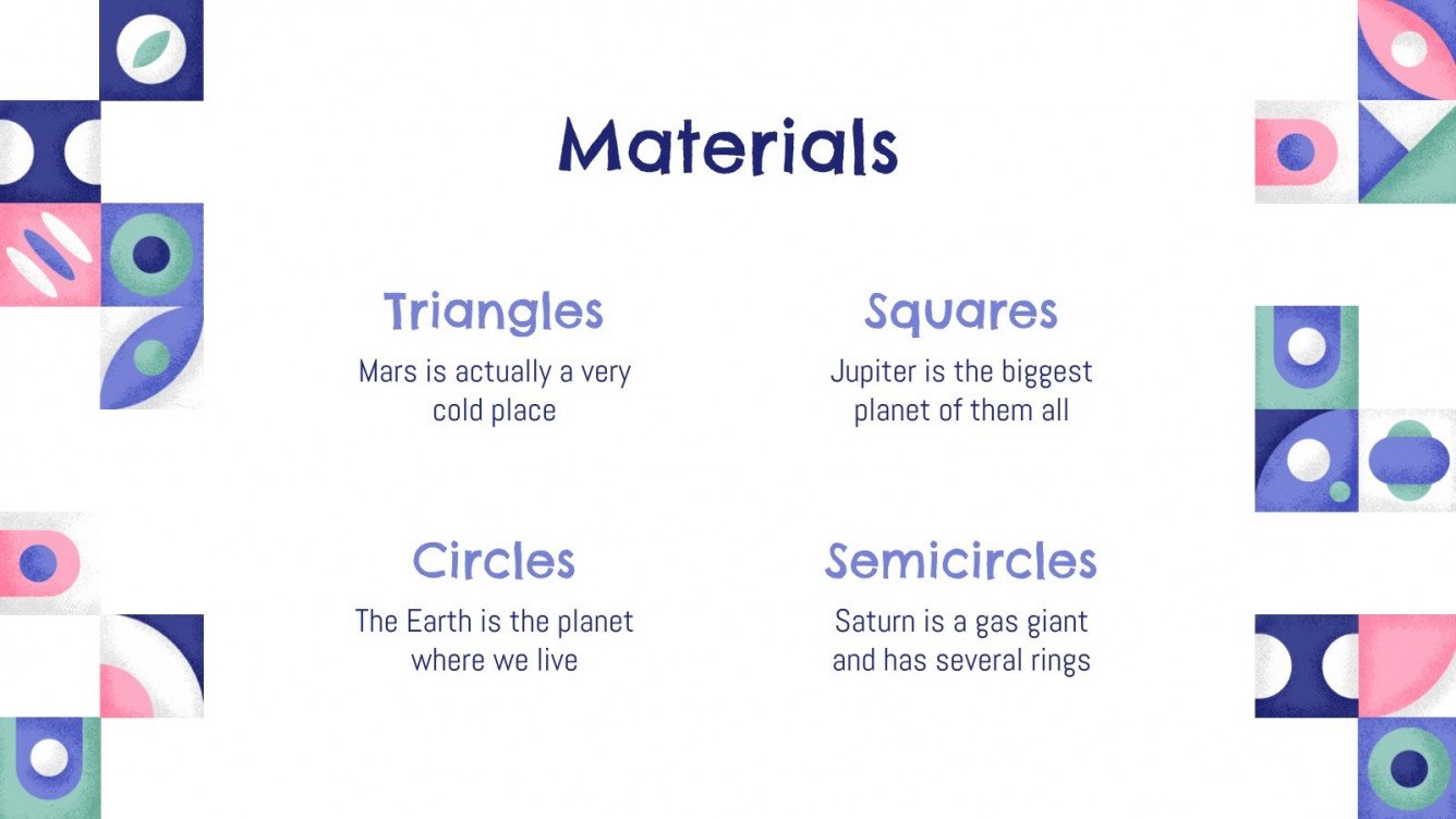 Math Subject for Pre-K: Patterns | Google Slides & PPT Theme