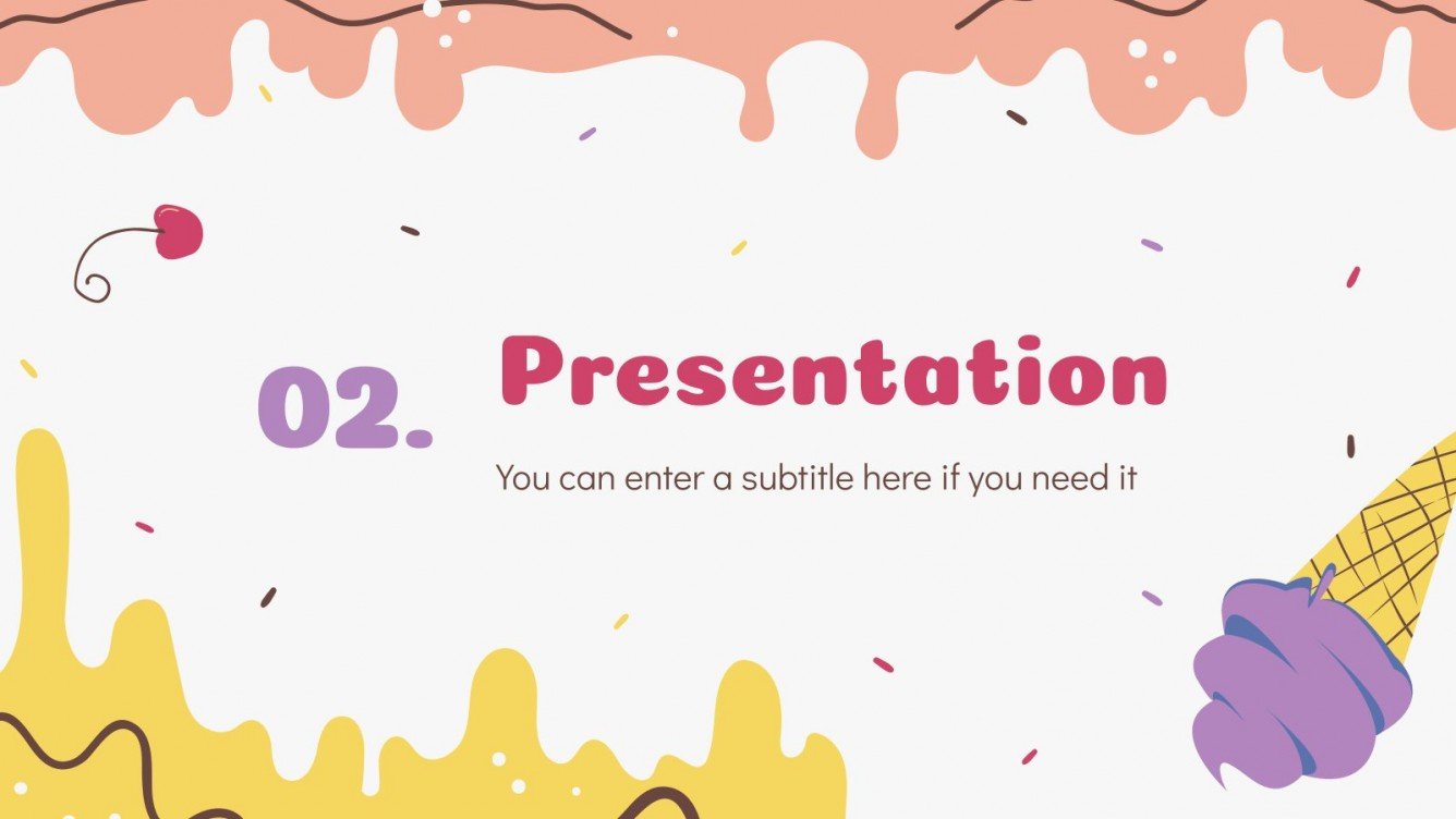 US National Ice Cream Month | Google Slides & PowerPoint Theme