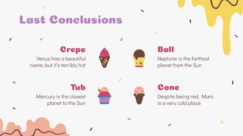 Mes del helado en EEUU | Plantilla de Google Slides y PPT