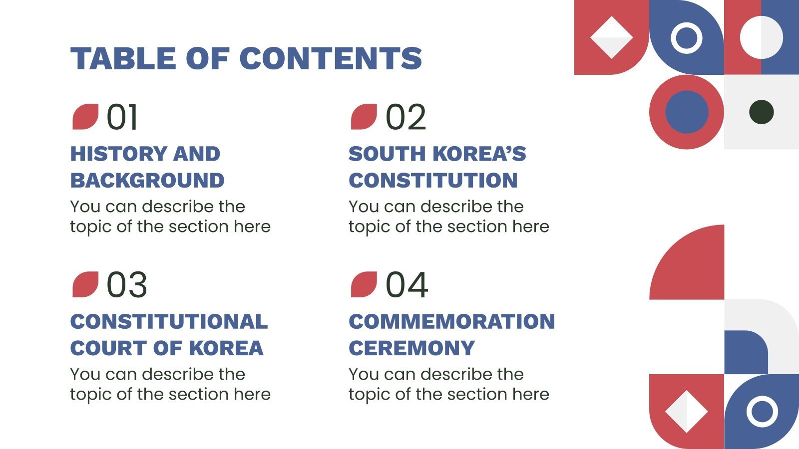 South Korean Constitution Day | Google Slides & PPT template